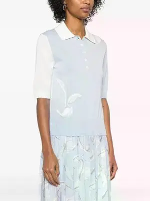 Thom Browne Knitted Polo Top