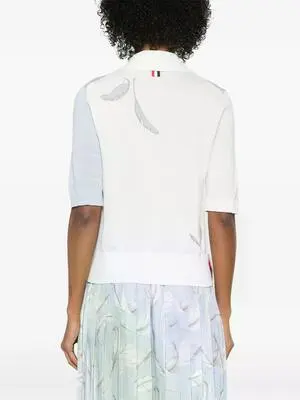Thom Browne Knitted Polo Top