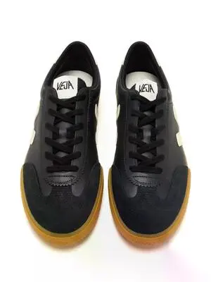 VEJA Volley Leather Sneakers - Black