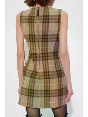Burberry Checked Mini Dress