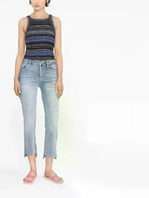 FRAME Cropped-leg Jeans