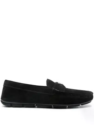 Prada Logo-plaque Loafers