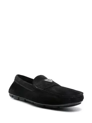 Prada Logo-plaque Loafers