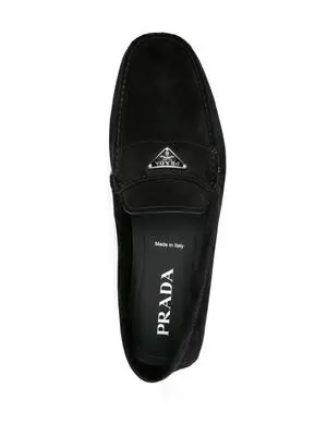 Prada Logo-plaque Loafers