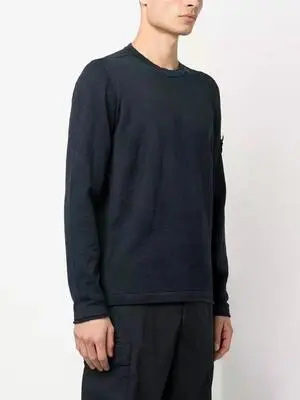 Stone Island Logo-patch Sleeve Jumper