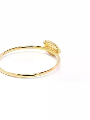 Delfina Delettrez 18kt Yellow Micro-eye Emerald Ring