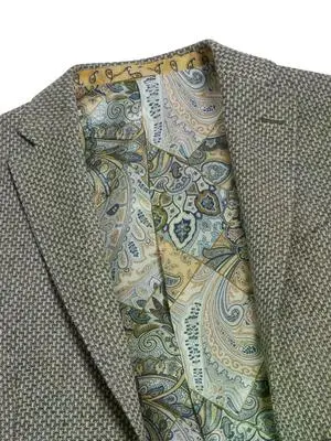 Etro Single-breasted Wool Blazer