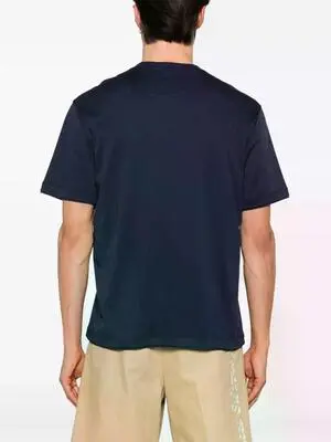 Eleventy Layer-detailed T-shirt - Blue