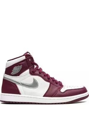 JORDAN Air 1 Retro High Sneakers - Red