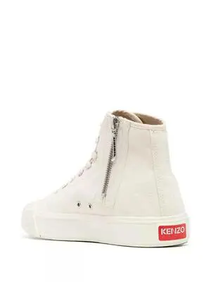 Kenzo Logo-embroidered High-top Sneakers