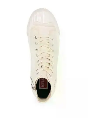 Kenzo Logo-embroidered High-top Sneakers