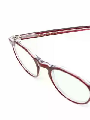 LESCA Iconic Round-frame Glasses