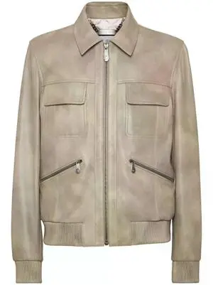 Philipp Plein Bomber Jacket - Neutrals