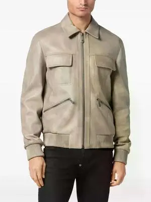 Philipp Plein Bomber Jacket - Neutrals