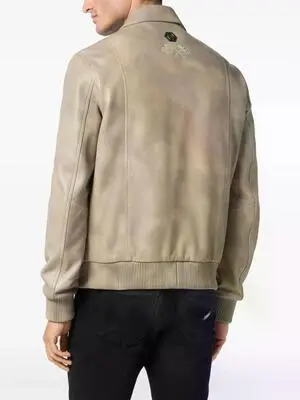 Philipp Plein Bomber Jacket - Neutrals