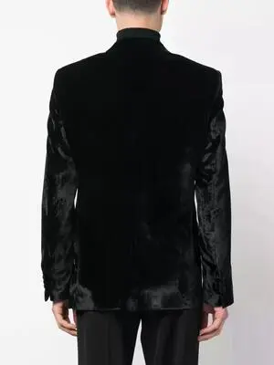 Philipp Plein Single-breasted Velvet Blazer