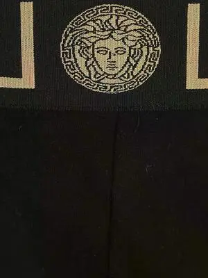 Versace Greca Border Jockstrap - Black