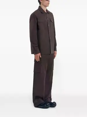 Marni Cotton Cargo Pants - Brown