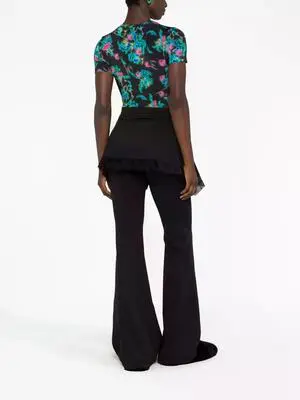 MARGHERITA MACCAPANI Layered Flared Trousers