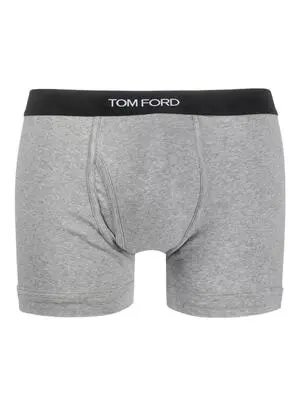 TOM FORD Logo-waistband Boxer Briefs - Grey