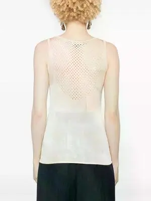 Rabanne Bead-embellished Knitted Top