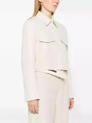 Fendi Twill Cropped Jacket