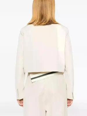Fendi Twill Cropped Jacket