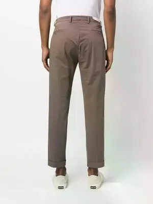 BRIGLIA 1949 Tapered Cotton Chinos - Brown