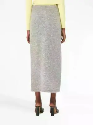 JW Anderson Side-slit Tube Skirt - Grey