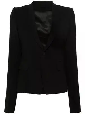 Rick Owens Wool Single-breasted Blazer