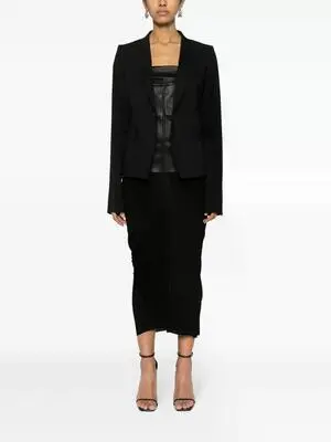 Rick Owens Wool Single-breasted Blazer
