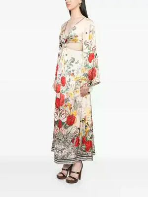 Camilla Printed Flared Sleeve Dress