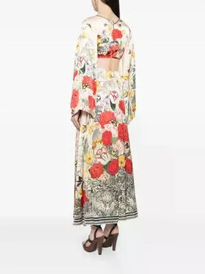 Camilla Printed Flared Sleeve Dress