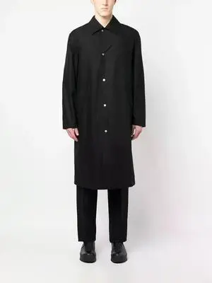 JIL SANDER Logo-print Coat