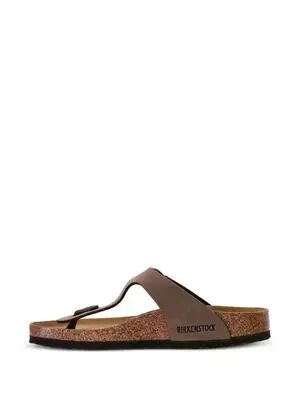 BIRKENSTOCK Gizeh Leather Thong Sandals - Brown
