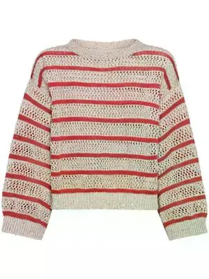 Brunello Cucinelli Dazzling Net Sweater