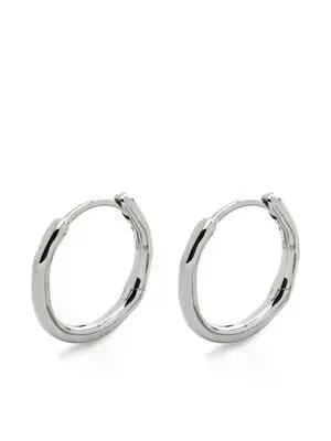 Monica Vinader Siren Hoop Earrings - Silver