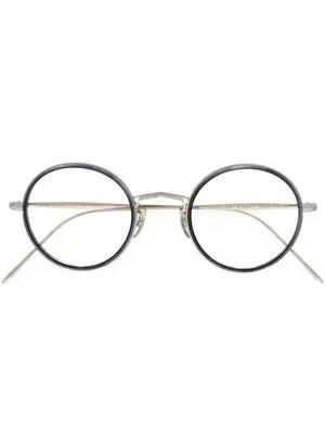 Oliver Spencer Round-frame Eyeglasses - Silver