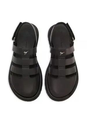 GIUSEPPE ZANOTTI Rusery Leather Cage Sandals