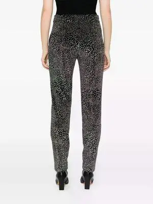 GENNY Animalier Velvet Trousers