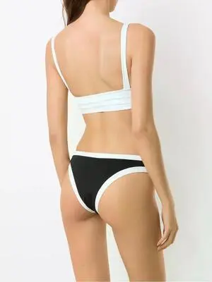 AMIR SLAMA Two-tone Bikini Set