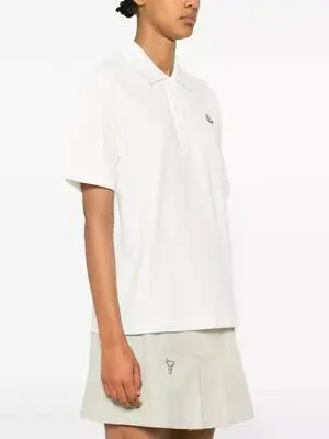 Moncler Appliqué-logo Cotton Polo Shirt