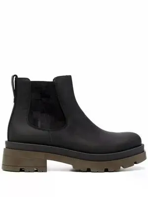 SCAROSSO Janet Leather Chelsea Boots