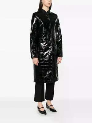 TOTEME Crocodile-embossed Coat