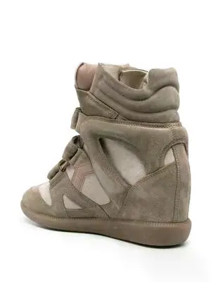 Isabel Marant Étoile Bekett Wedge Sneakers - Neutrals