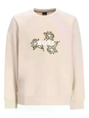 BOSS Cotton Sweatshirt - Neutrals