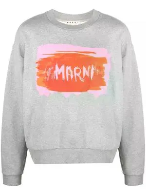Marni Logo-print Cotton Sweatshirt