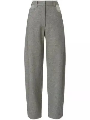 GENNY Mélange-effect Trousers