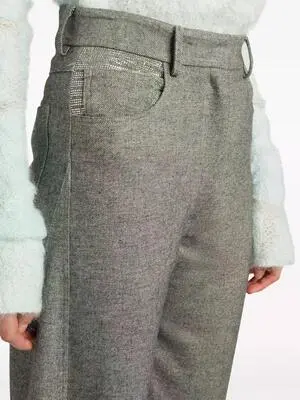GENNY Mélange-effect Trousers