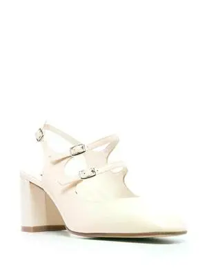CAREL Banana 70mm Mary Jane Slingbacks - Neutrals